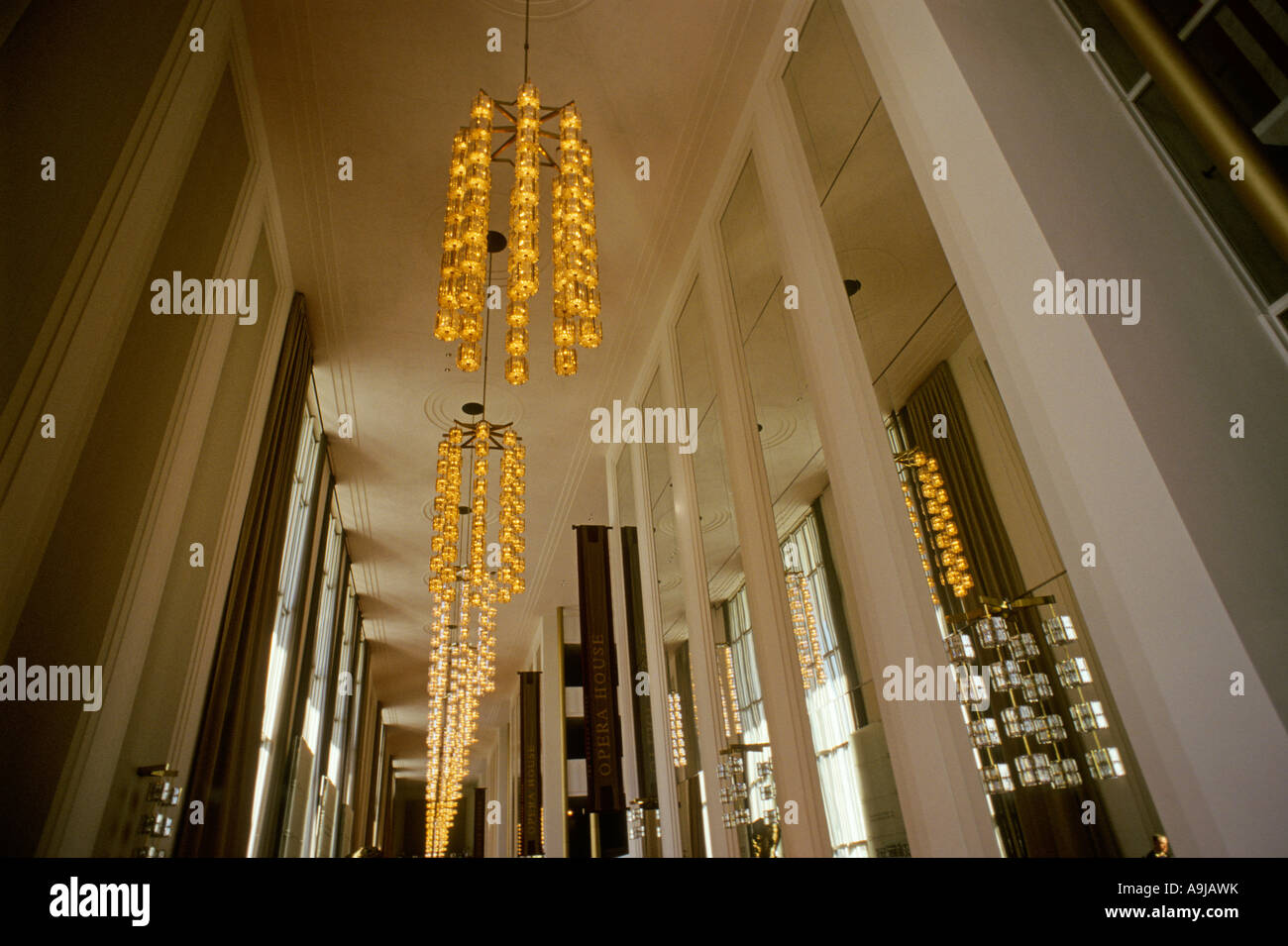 interior JFK performing arts center Washington DC John F Kennedy Stock ...