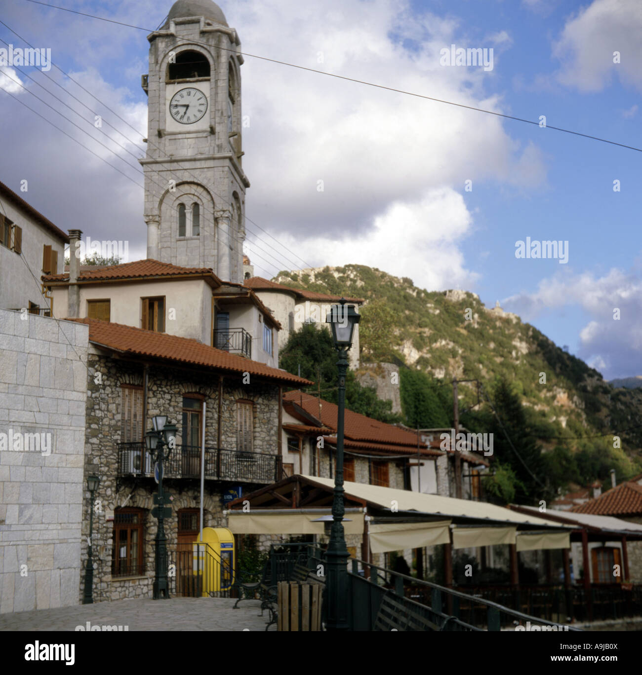 Stemnitsa village Greece Stock Photo - Alamy