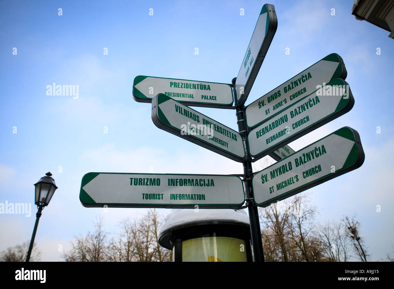 roadsign showing different directions Stock Photo - Alamy