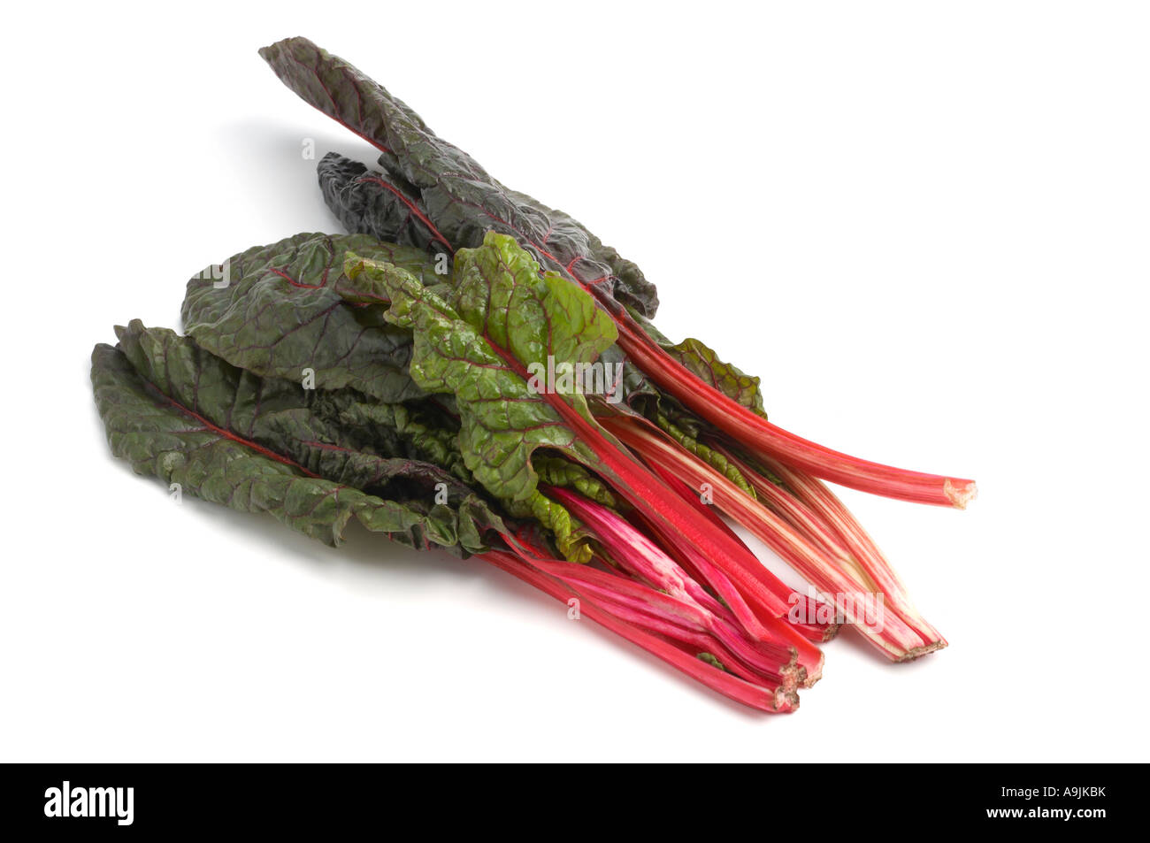 Red Swiss Chard Stock Photo - Alamy