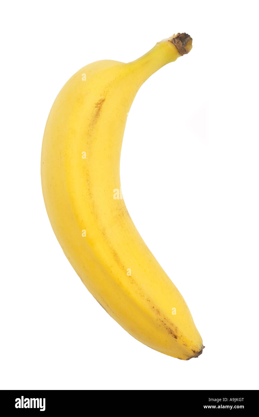 Curved yellow fruit Cut Out Stock Images & Pictures - Alamy