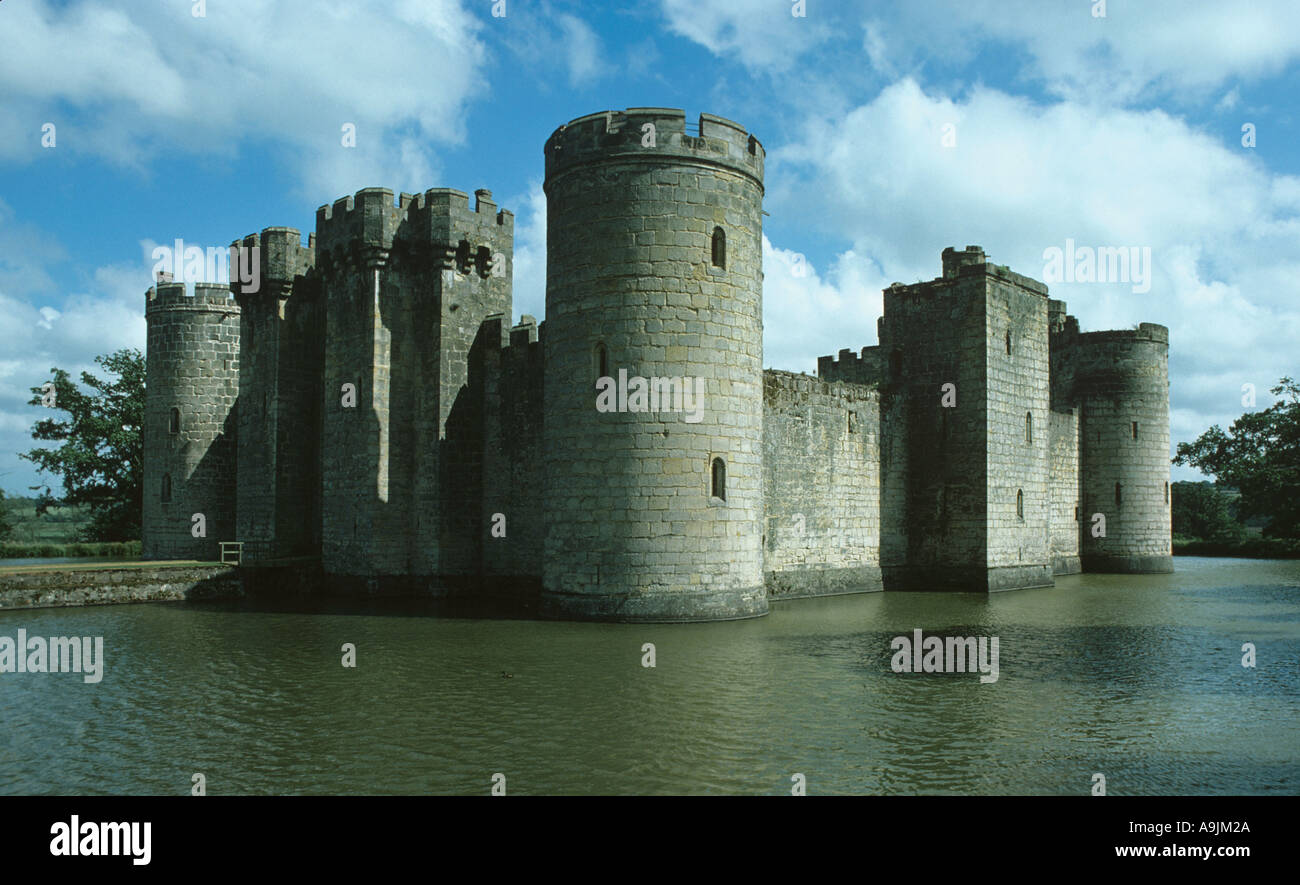 Moated castle built in 1385 by licence of King Richard II Sussex ...