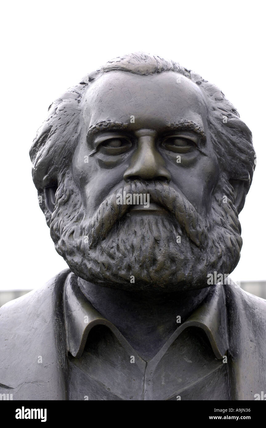 Alexanderplatz Berlin Deutschland Germany sculpture Marx karl statue ...