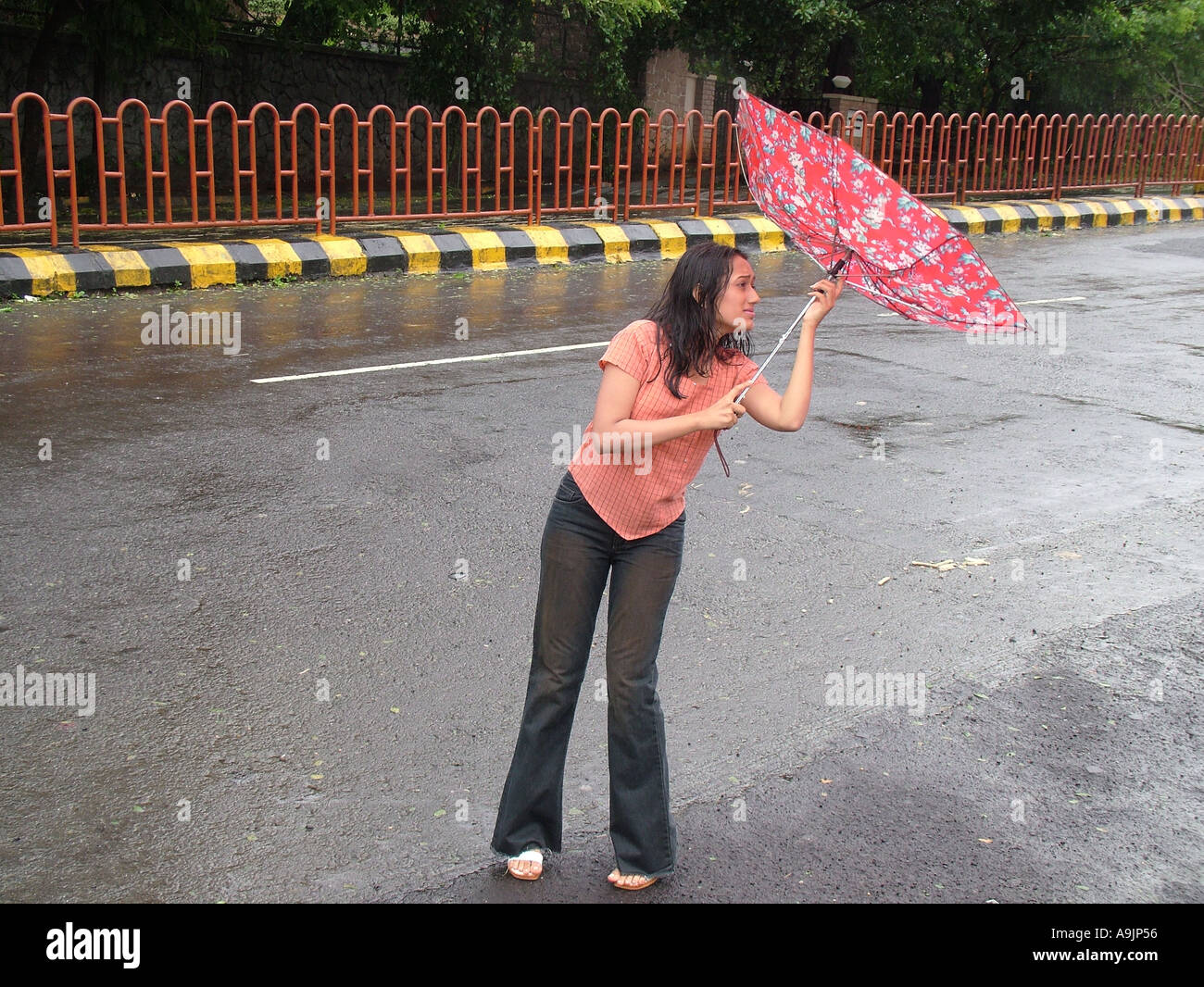 Struggling With Wind High Resolution Stock Photography and Images - Alamy