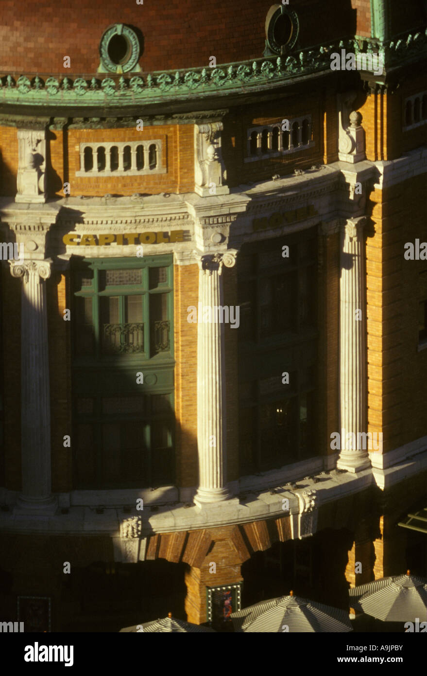 Canada Canadian North America architectural detail columns Stock Photo ...