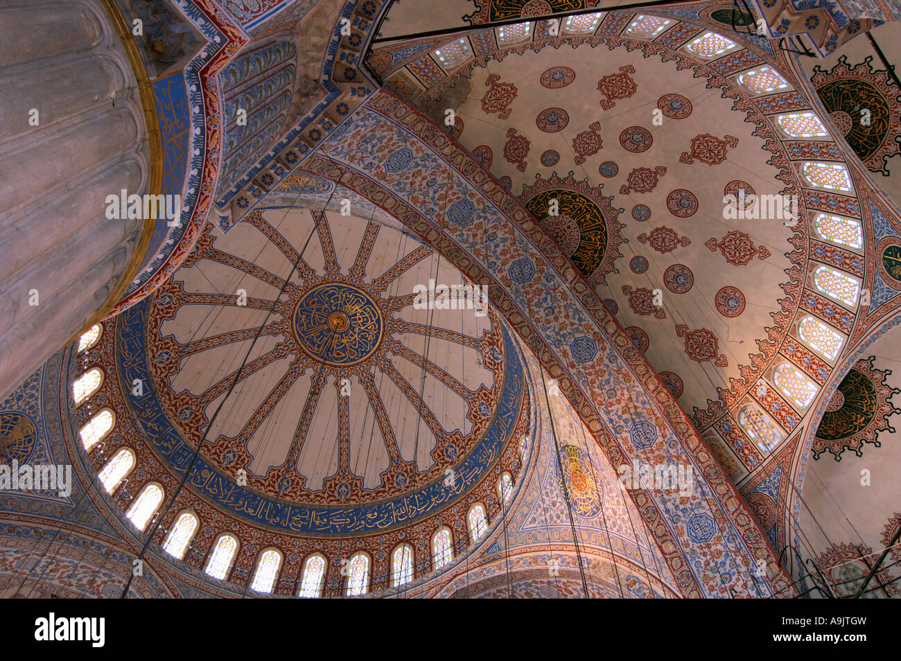 Blue mosque interior Istanbul Stock Photo - Alamy