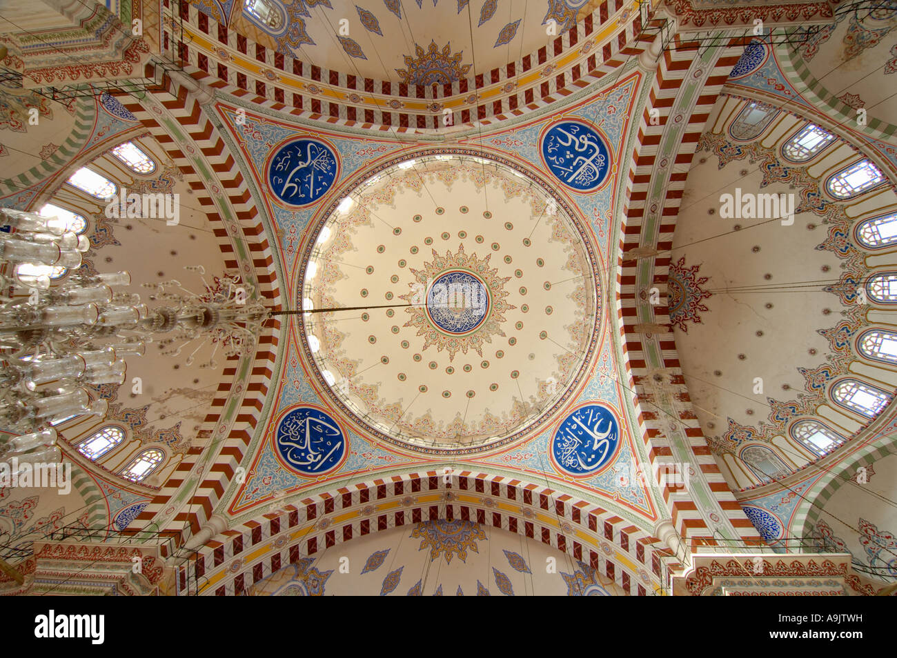 Interior of Fatih mosque Istanbul Stock Photo - Alamy