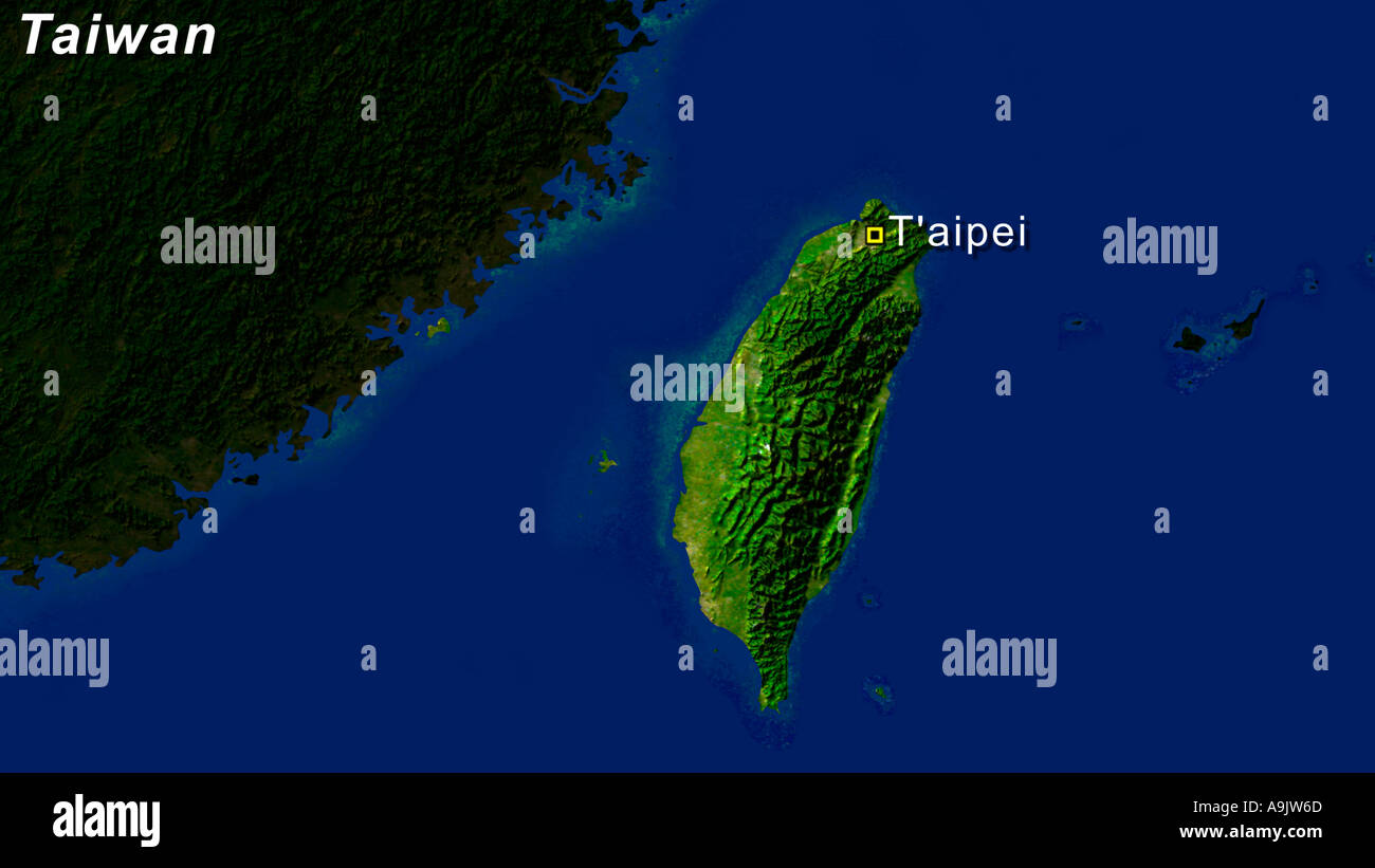 Satellite view of taipei map hi-res stock photography and images - Alamy