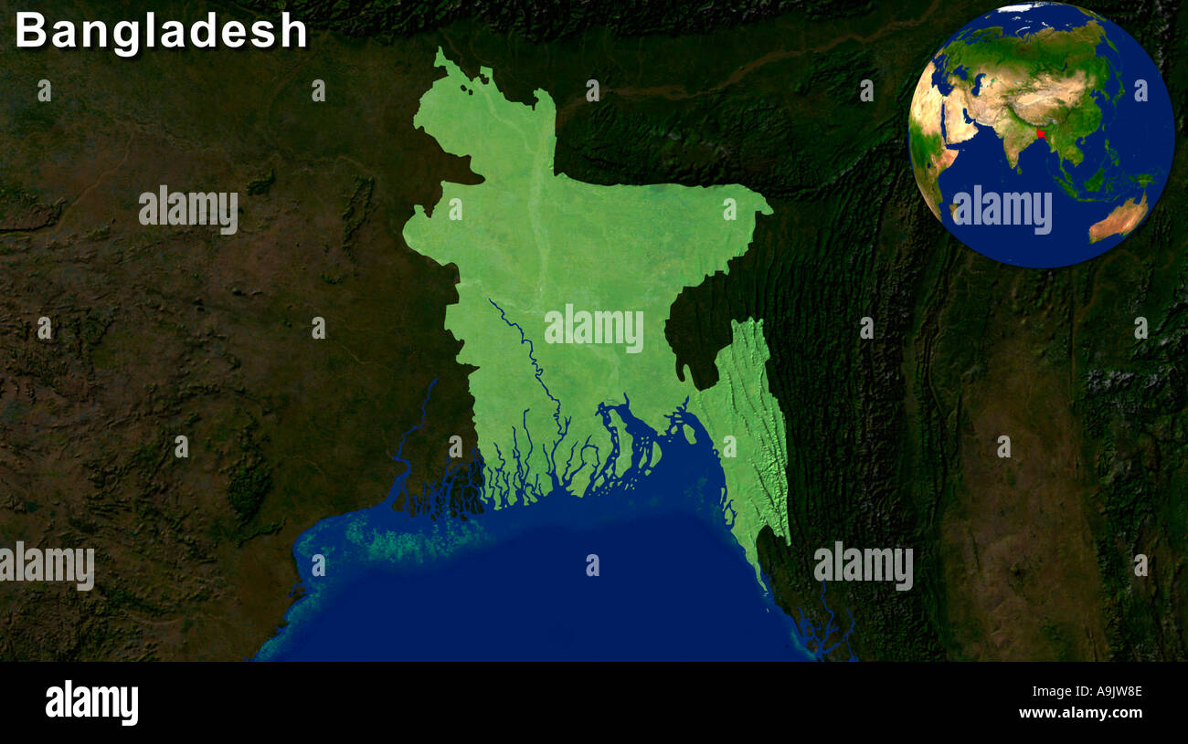 Map of bangladesh hi-res stock photography and images - Alamy