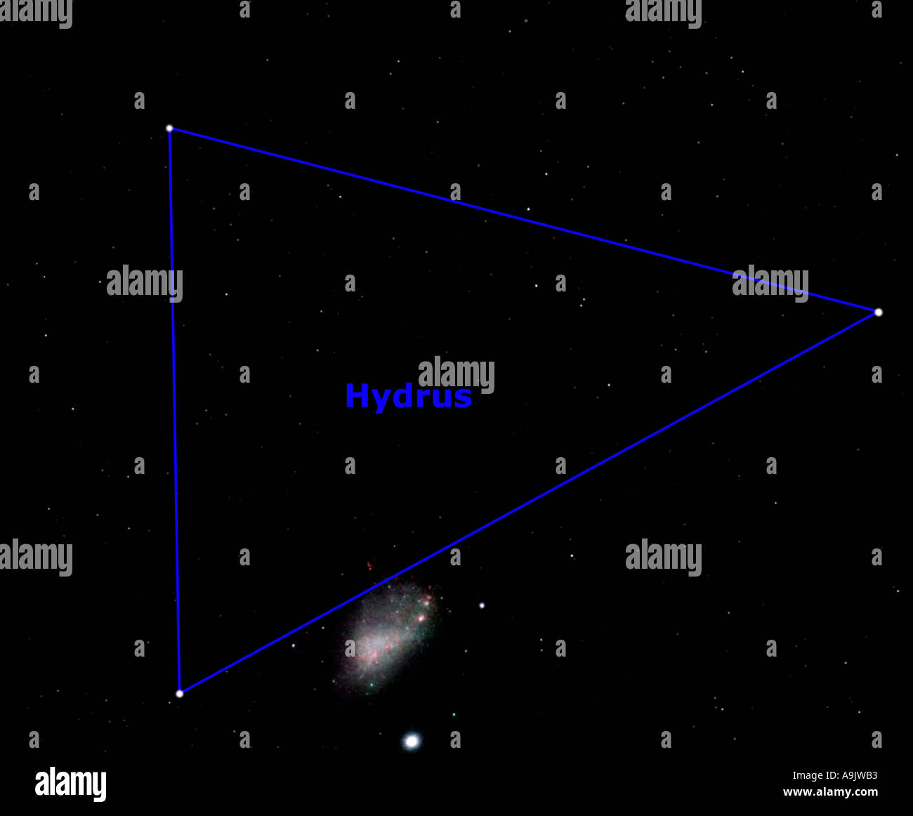 Hydrus constellation space astronomy hi-res stock photography and ...