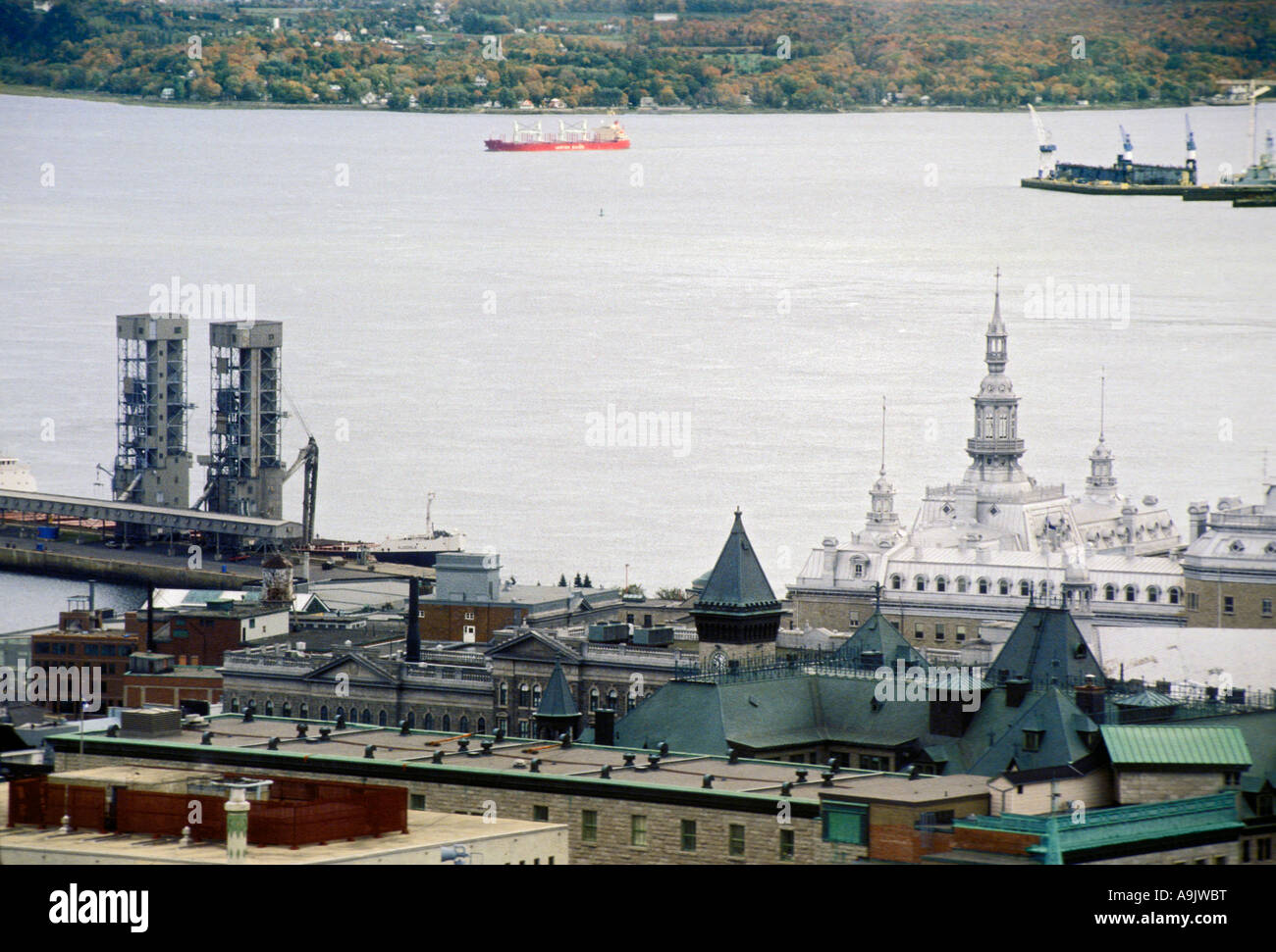 Canada Canadian North America St Lawrence river seaway port harbor ...