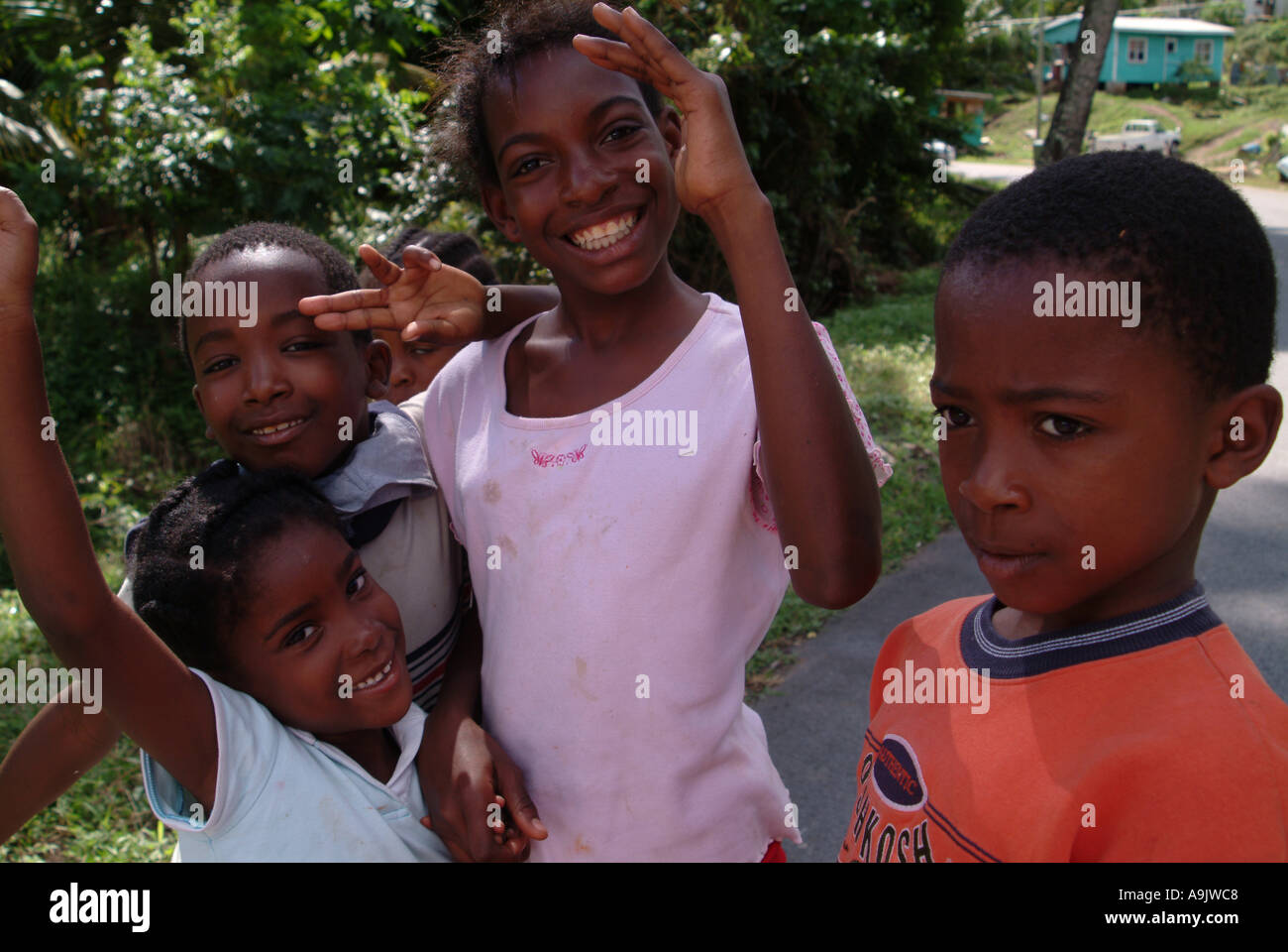 Afro caribbean siblings hi-res stock photography and images - Alamy