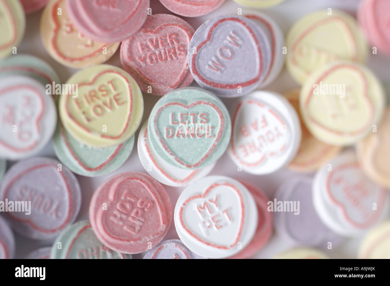Let's dance, love hearts Stock Photo - Alamy