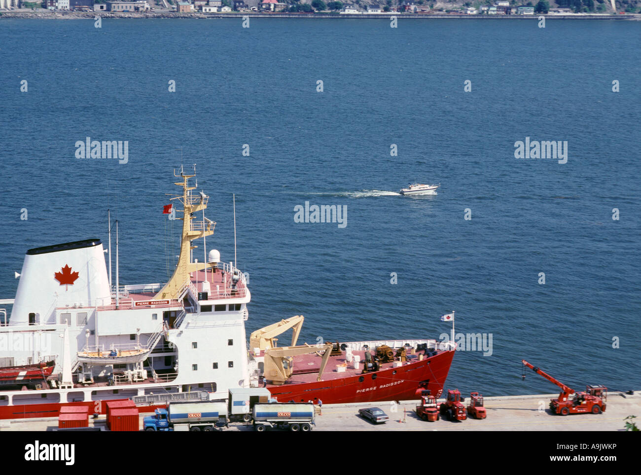 Canada Canadian North America St Lawrence river seaway Stock Photo - Alamy