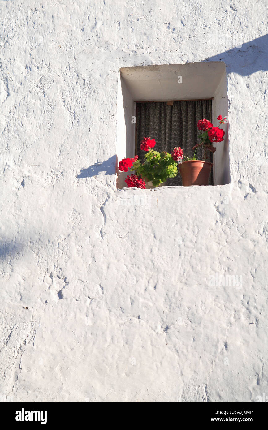Window in the house Spain Europe Stock Photo - Alamy