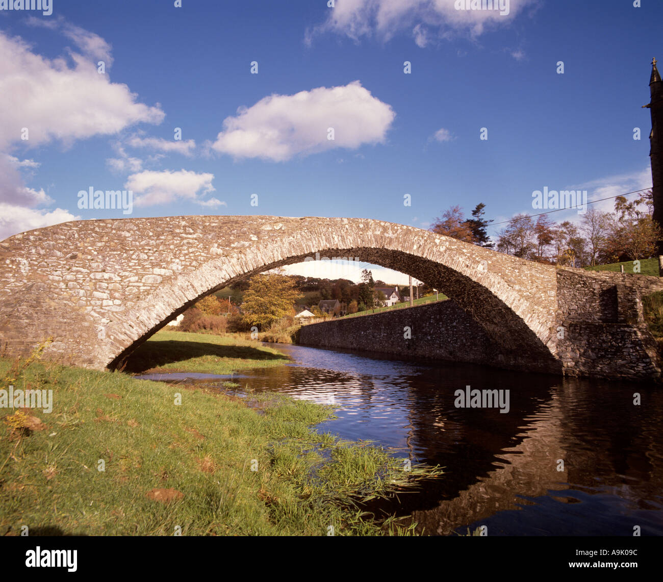 Old Bridge Gala Water Stow Scottish Borders Stock Photo - Alamy