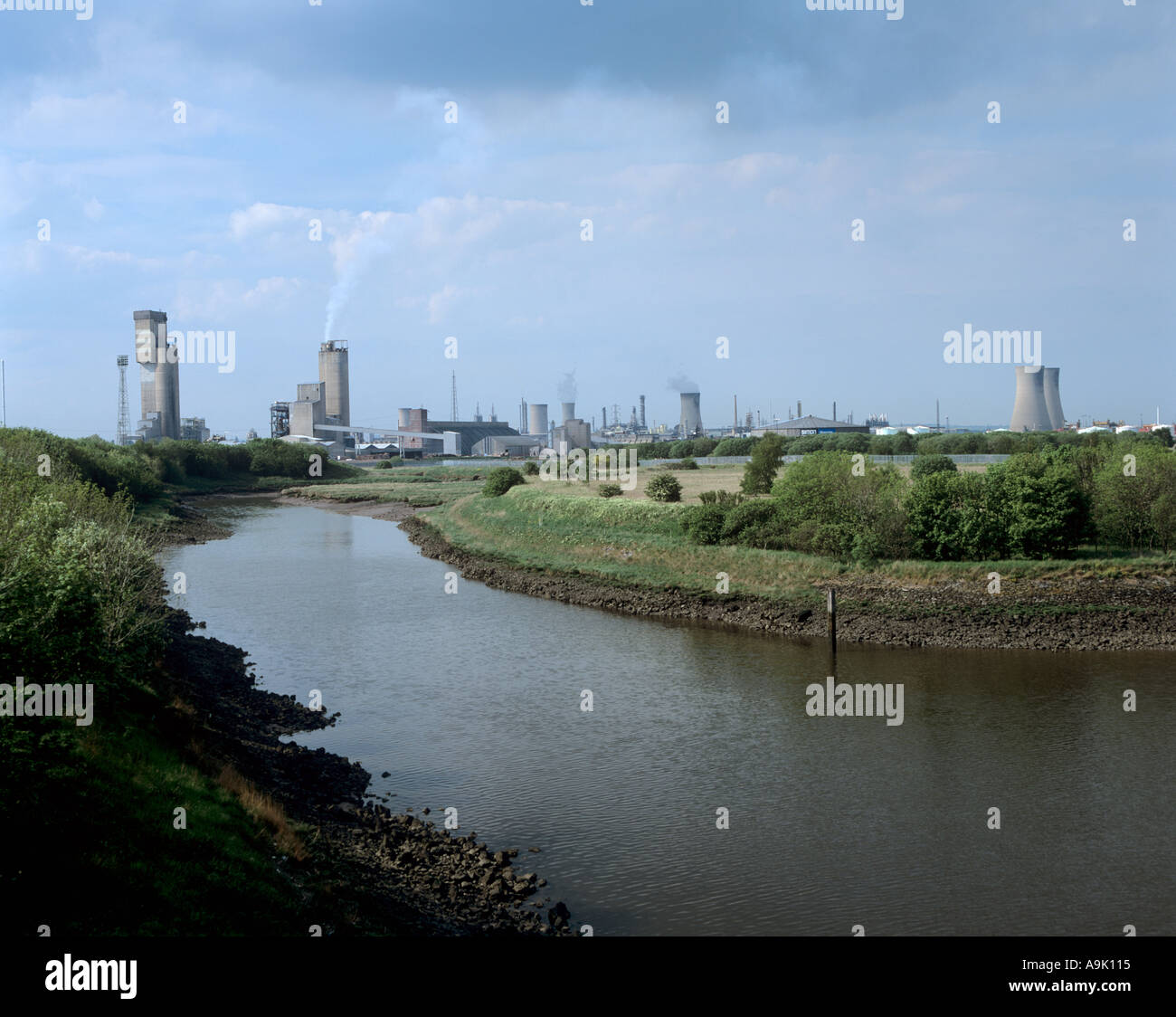Industrial Landscape Middlesbrough England Stock Photo - Alamy