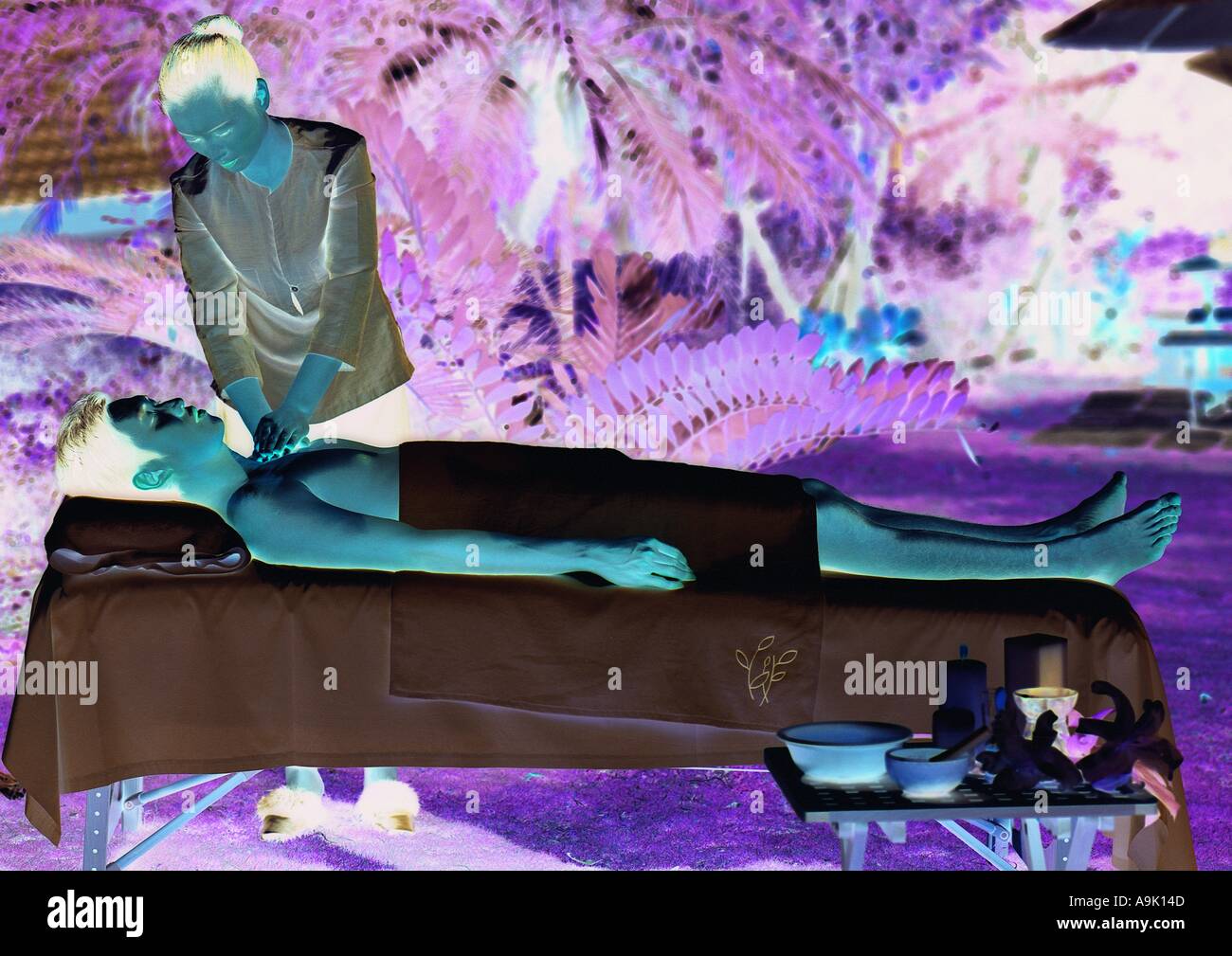 Beauty Spa Male Stock Photo - Alamy