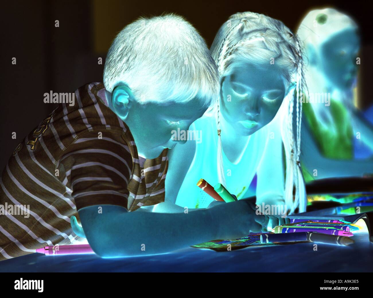 Kids Expressions II Stock Photo - Alamy