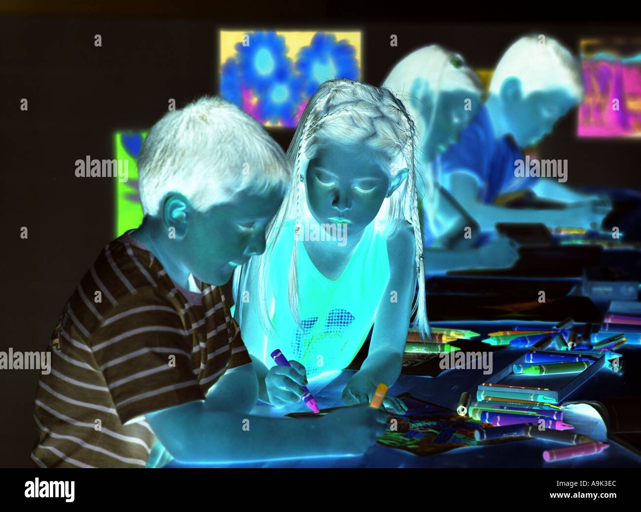 Kids Expressions II Stock Photo - Alamy