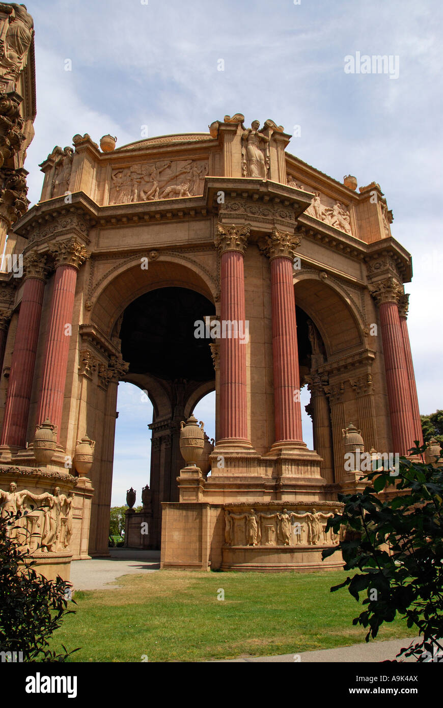 "The "Palace of Fine Arts" rotunda, "San Francisco", California Stock ...