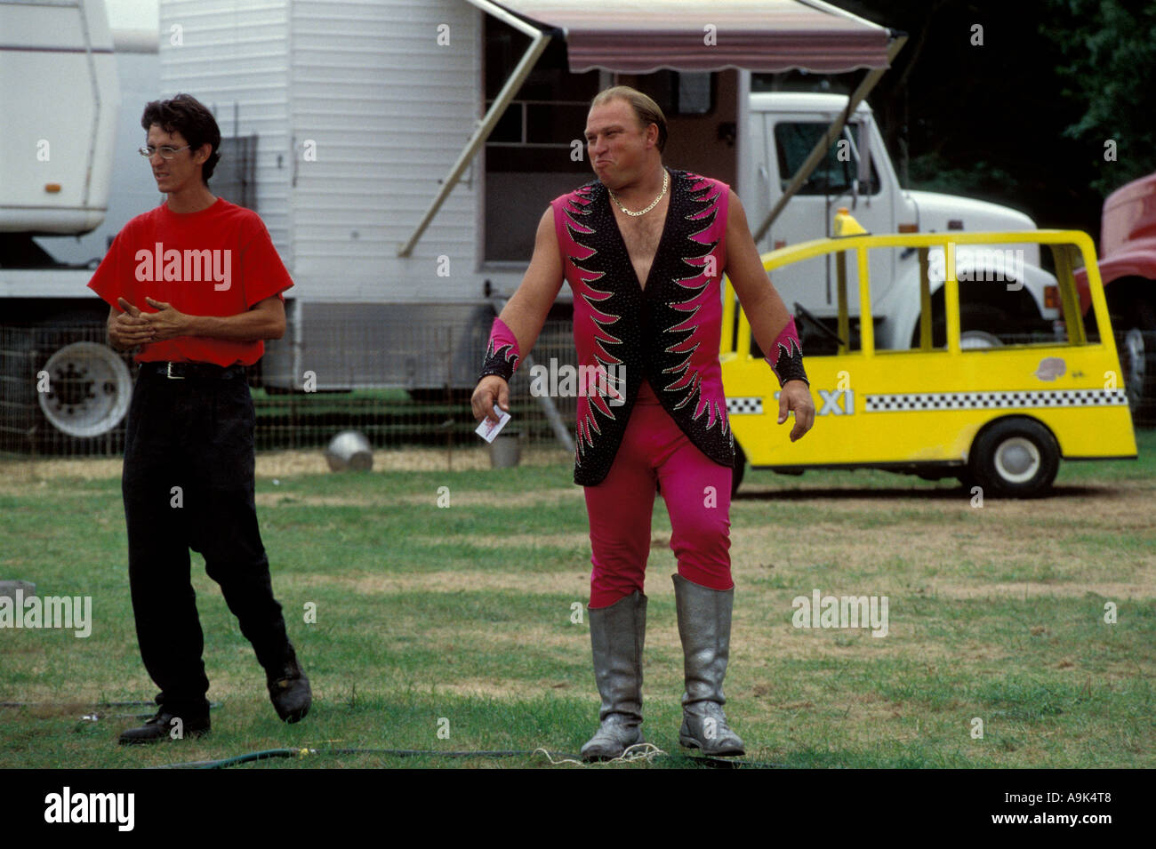 Bentley Bros. Brothers circus roustabout lion tamer owner back lot ...