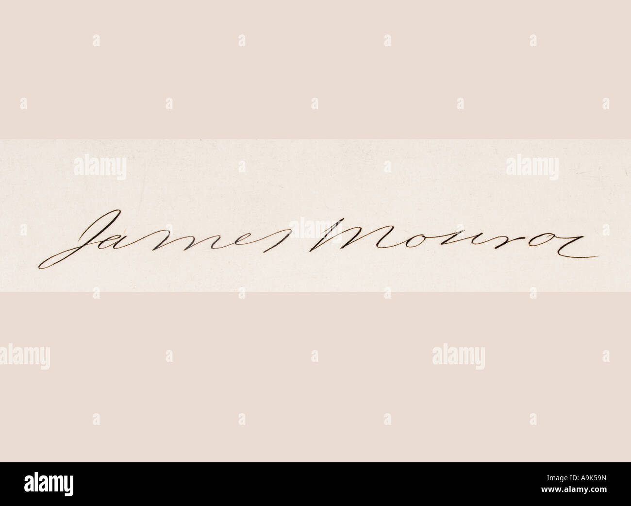 James Monroe Signature
