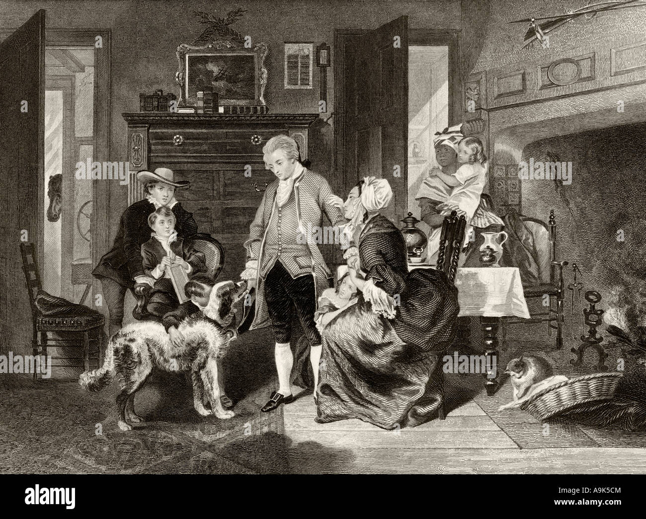 George washington and his mother hi-res stock photography and images ...