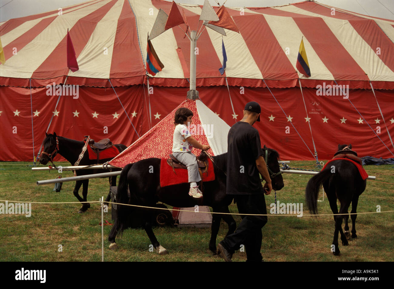 Bentley Bros. Brothers circus pony ride set up American US United ...