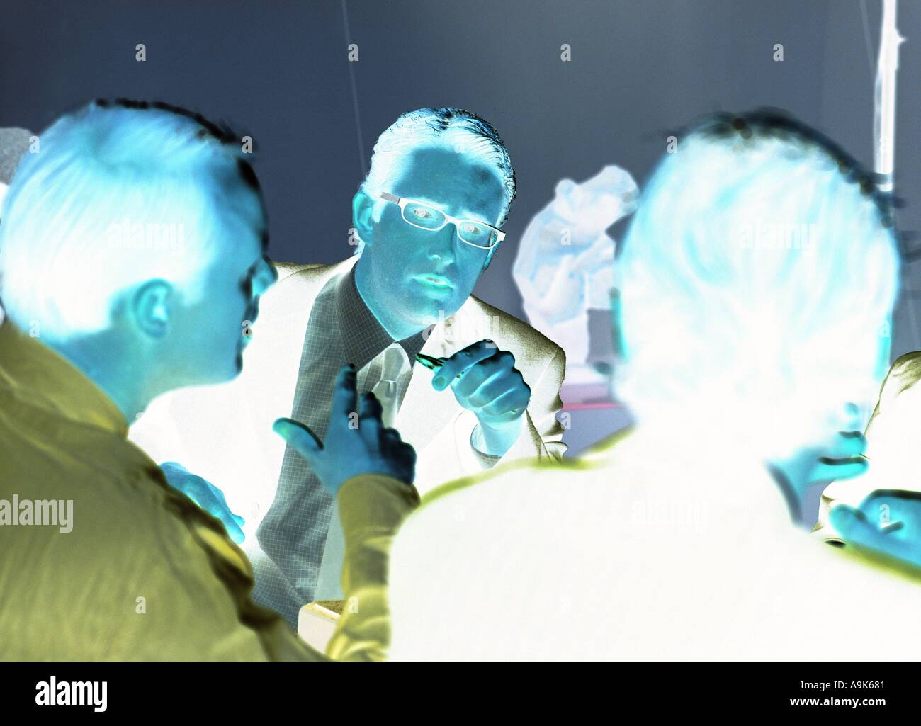 Employees conference head of table hi-res stock photography and images ...