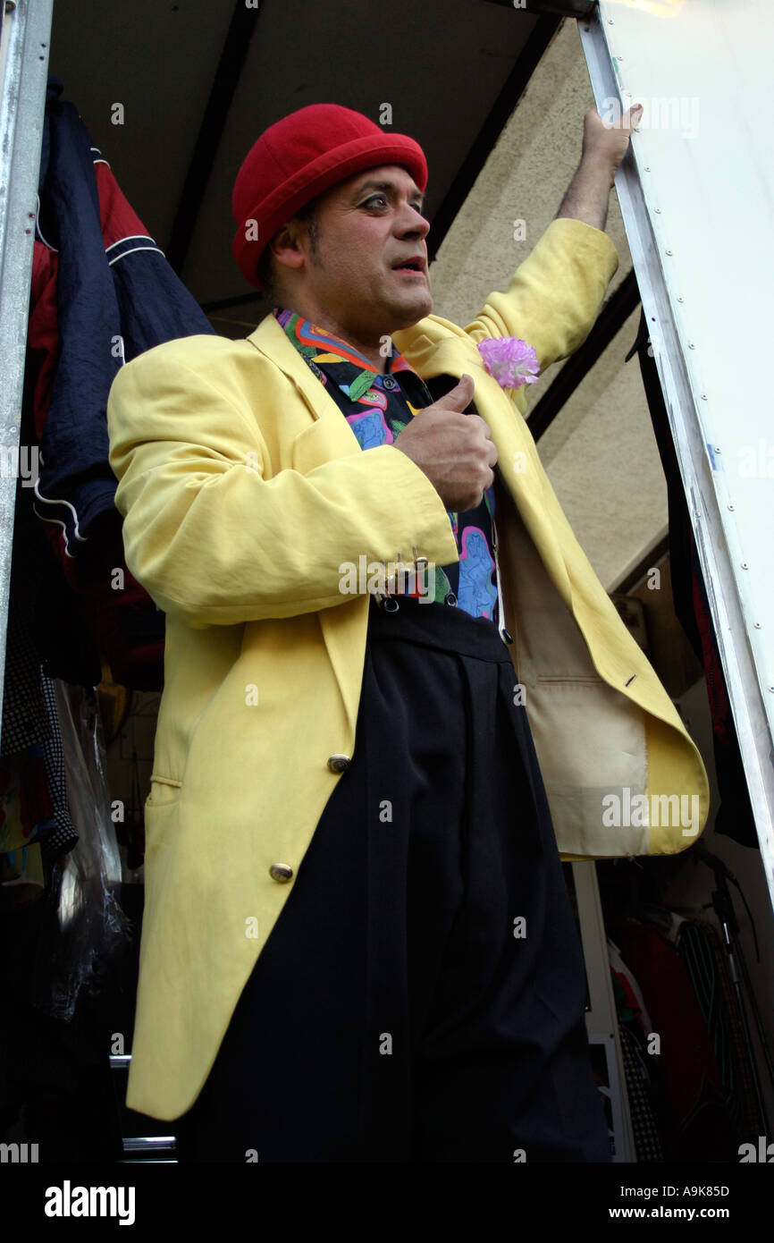 Clown in his trailer hi-res stock photography and images - Alamy