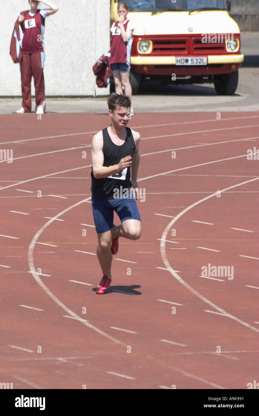 runner at an athletics competition Stock Photo - Alamy