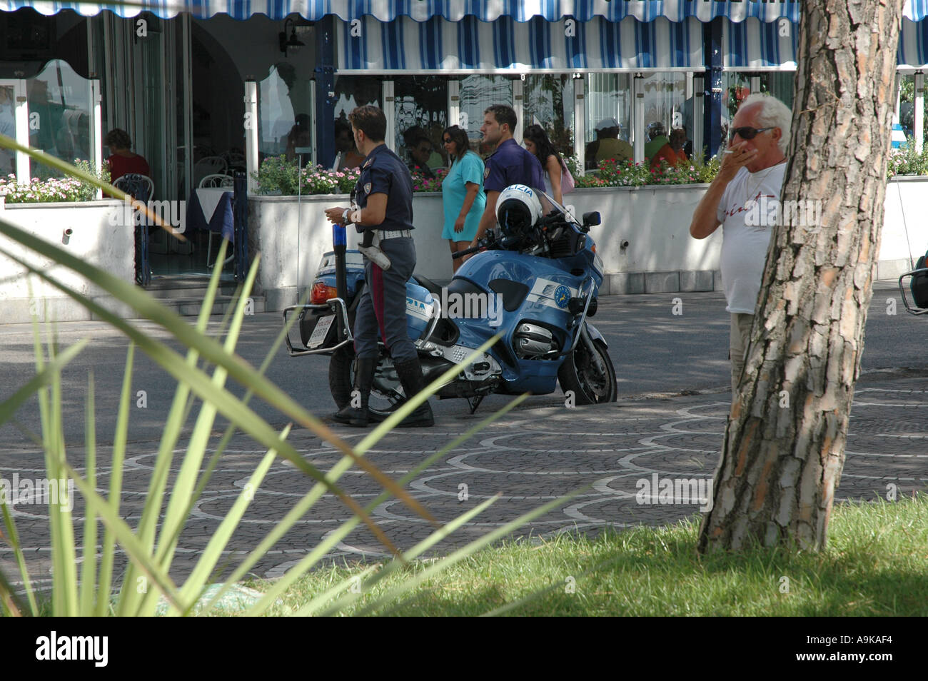 Italian motorcycle cop hi-res stock photography and images - Alamy