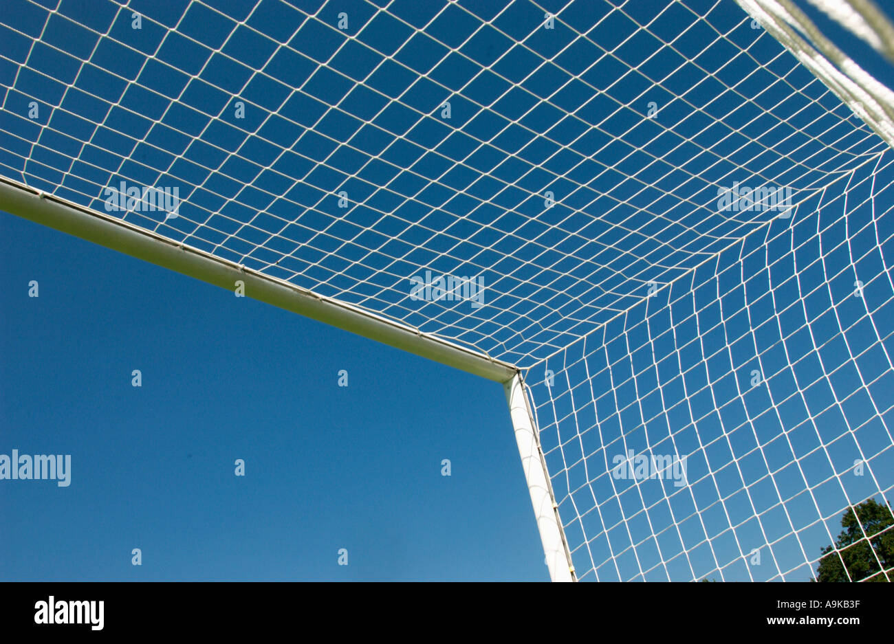 Soccer goal net Stock Photo - Alamy