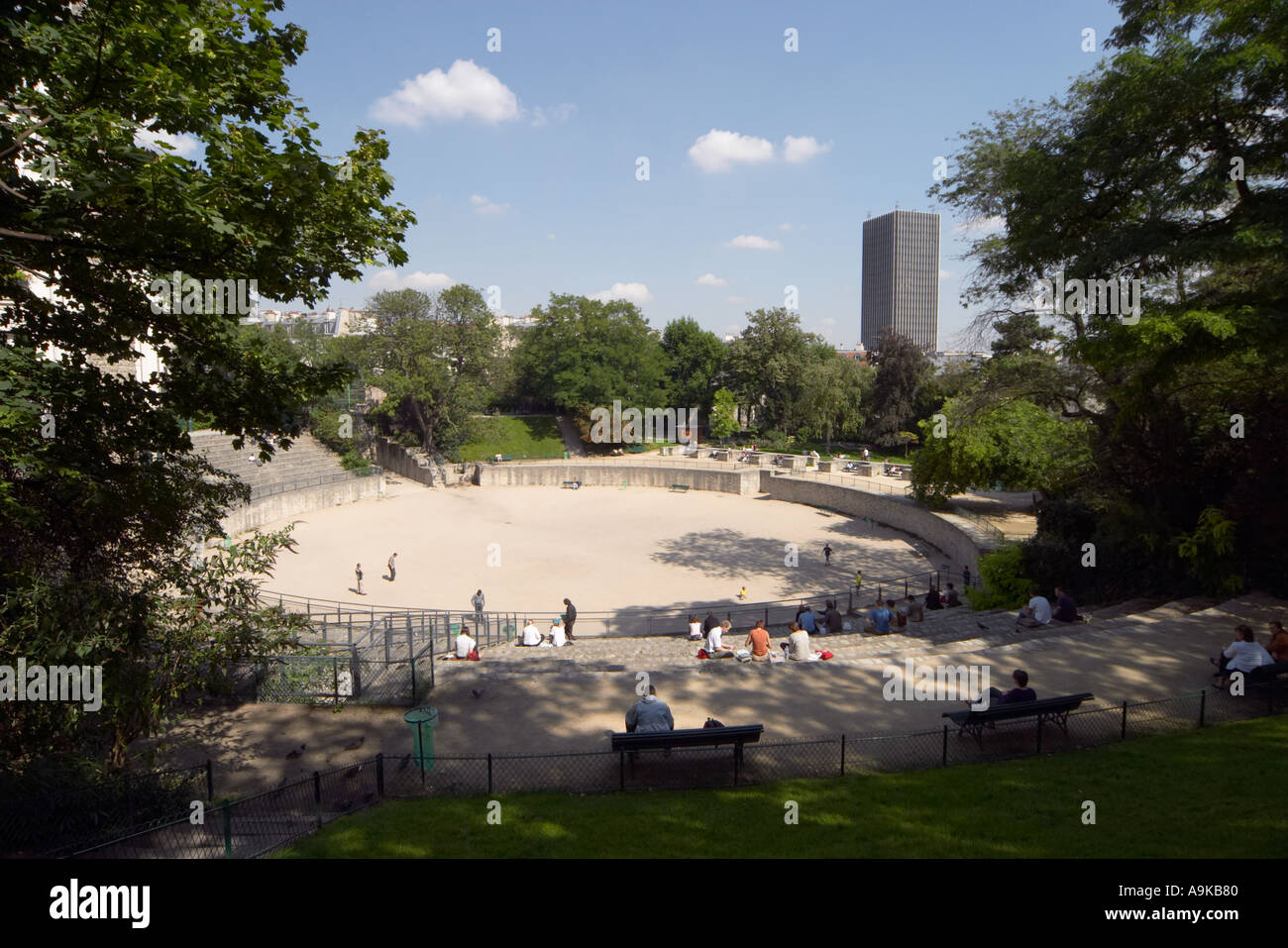 Arenes de Lutece Paris France Stock Photo - Alamy