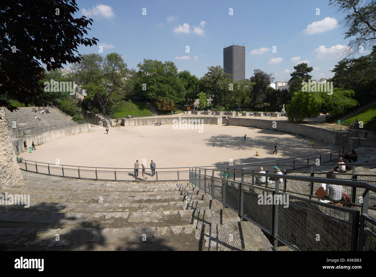 Arenes de Lutece Paris France Stock Photo - Alamy