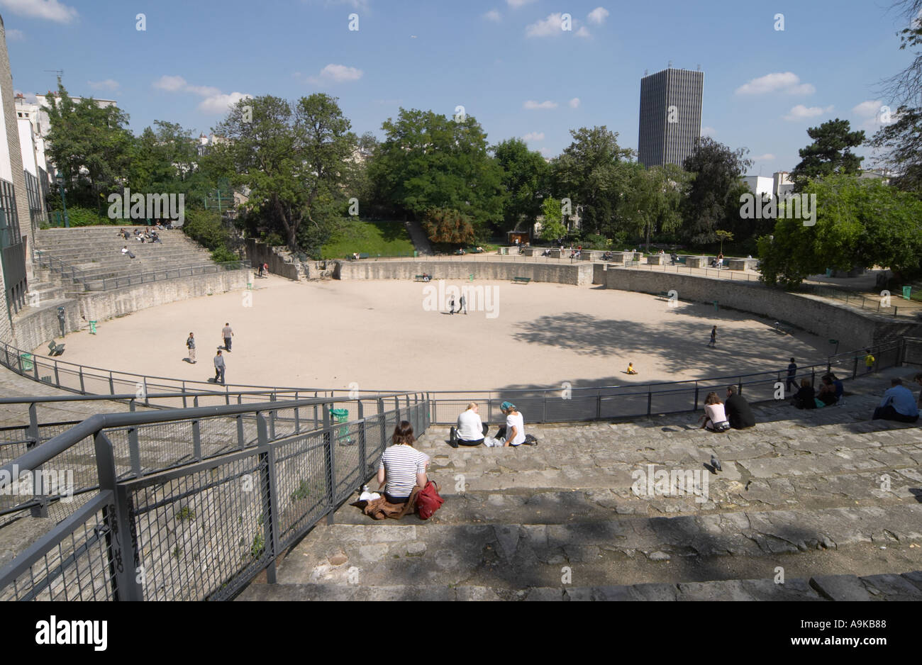 Arenes de Lutece Paris France Stock Photo - Alamy