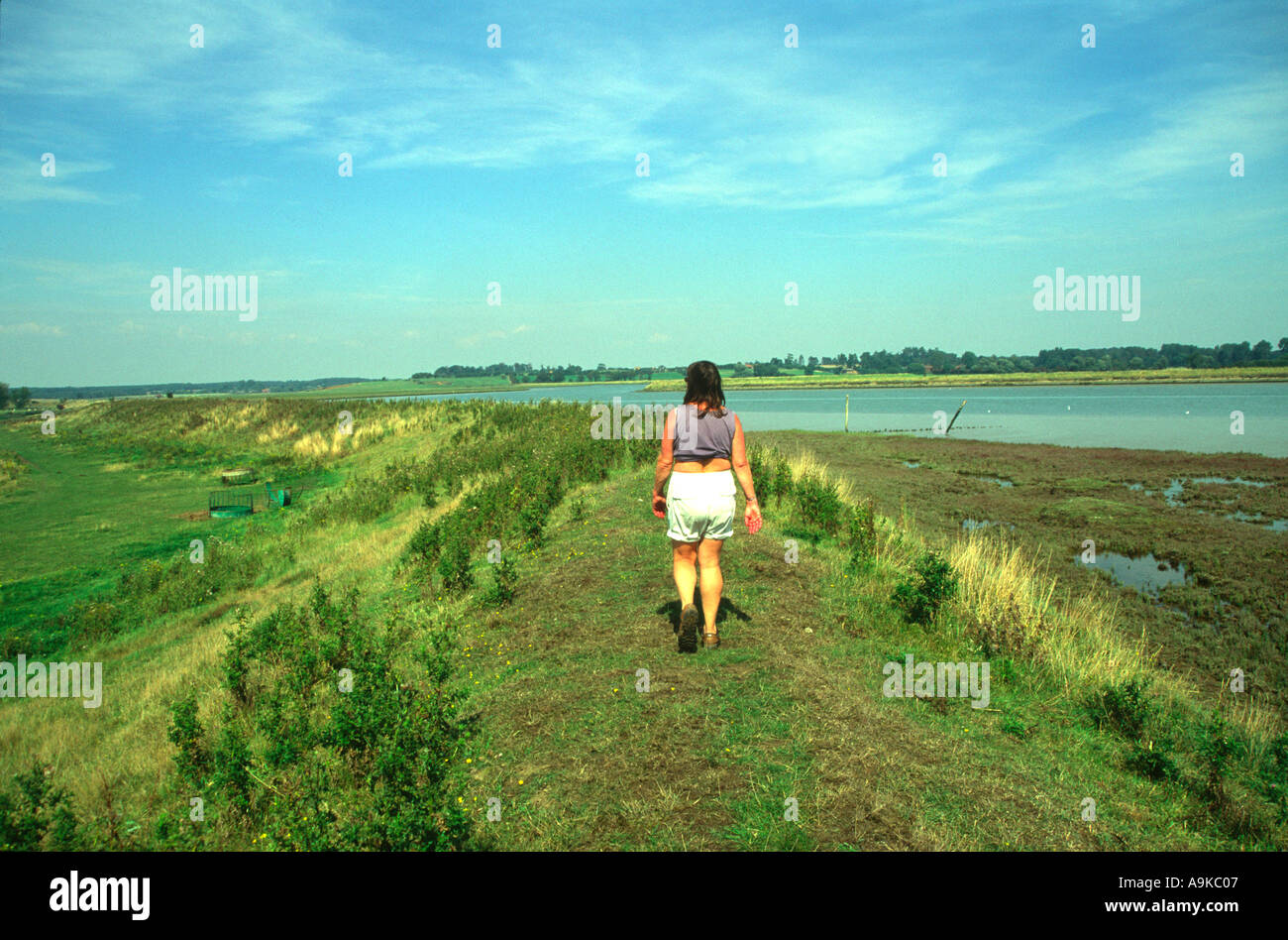 Flood defence embankment hi-res stock photography and images - Alamy