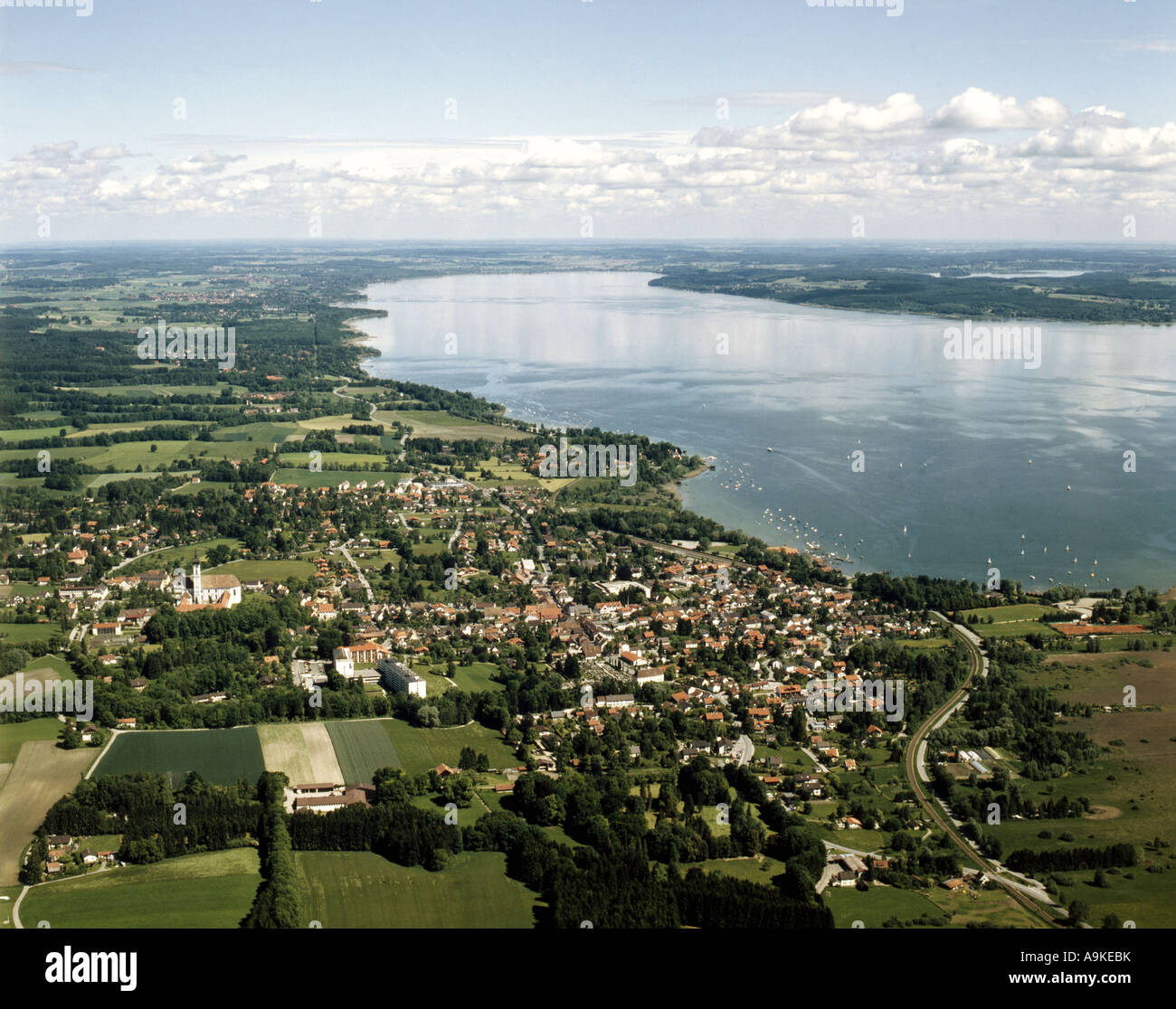 Town on lake ammersee hi-res stock photography and images - Alamy