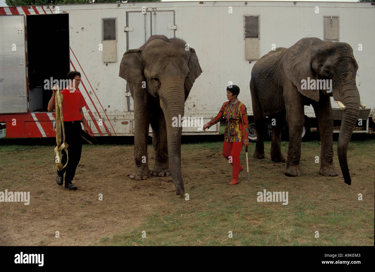 Bentley Bros. Brothers circus owner and roustabout prepare 2 two asian ...