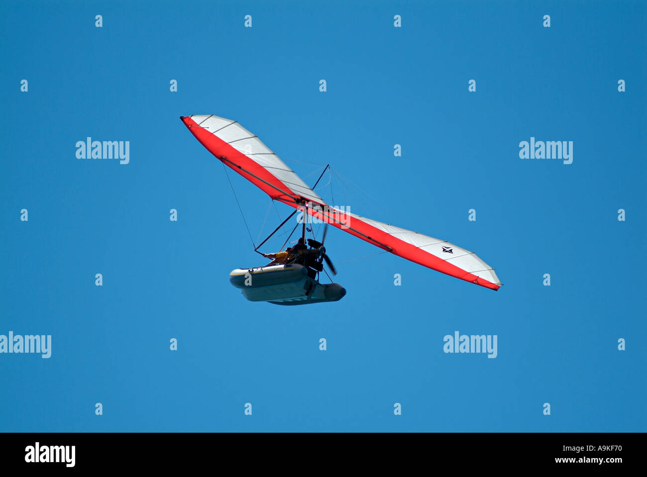 Microlight boat in flight against hi-res stock photography and images ...