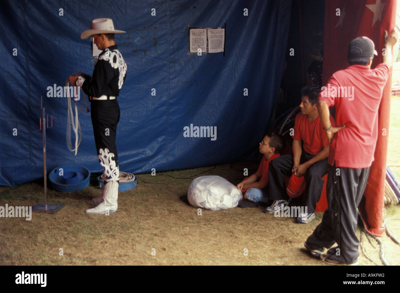 Bentley Bros. Brothers circus cowboy trick rope performer American US ...