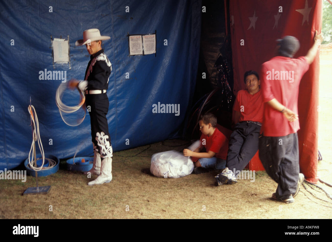 Bentley Bros. Brothers circus cowboy trick rope performer American US ...