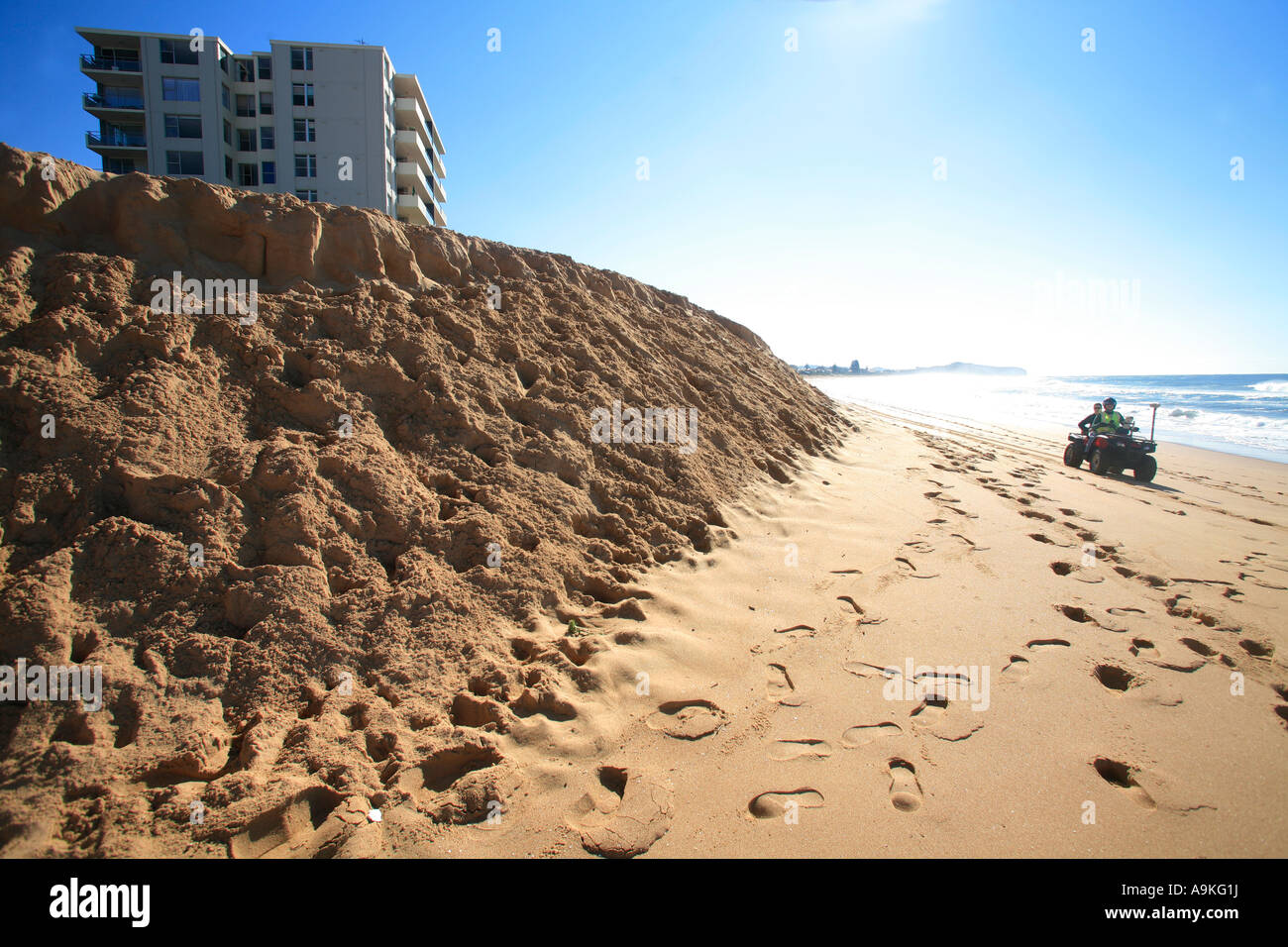 Changing sand levels make manifest the effects of global warming and ...