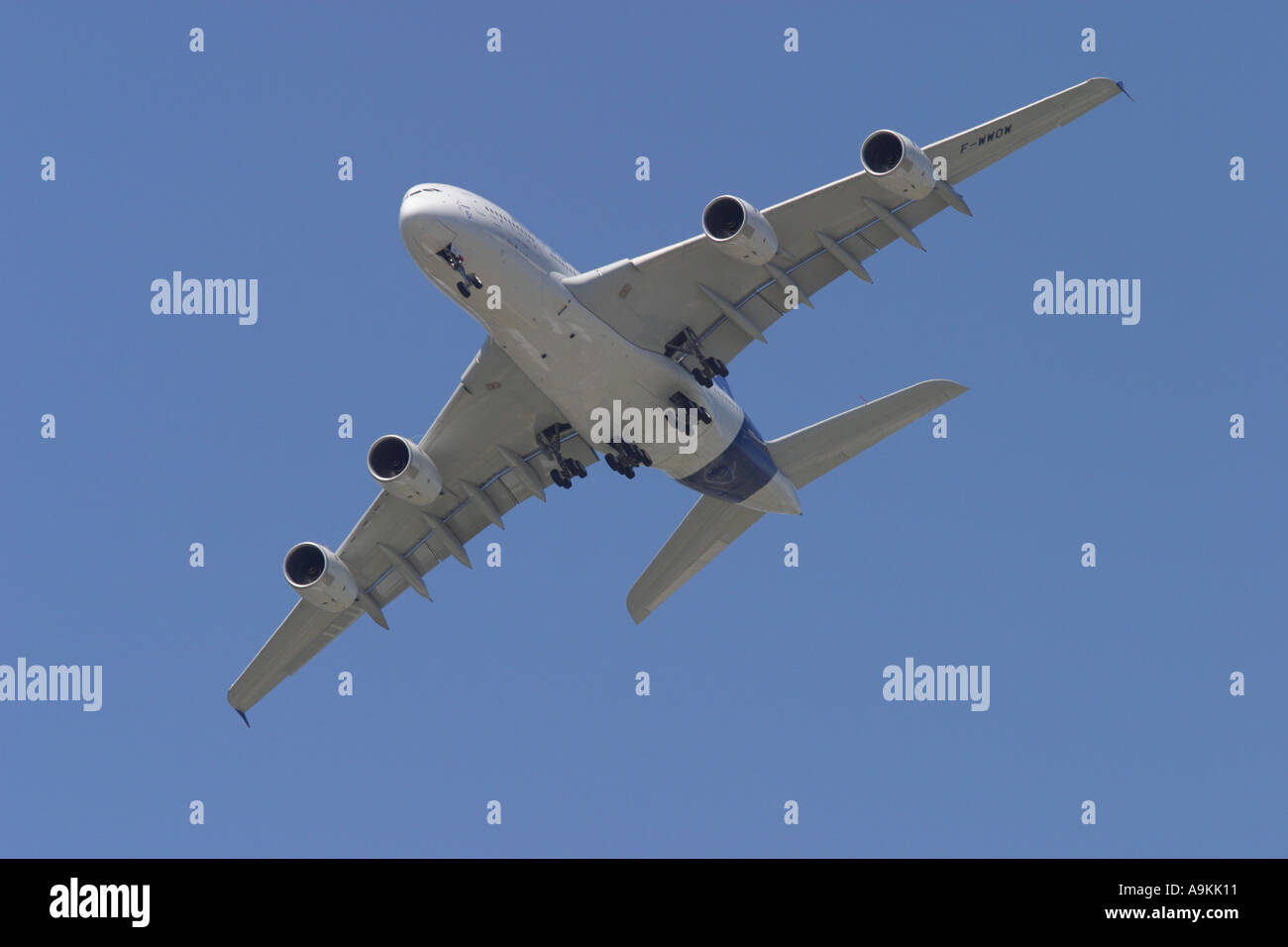 Airbus A380 new large modern double decker commercial passenger ...