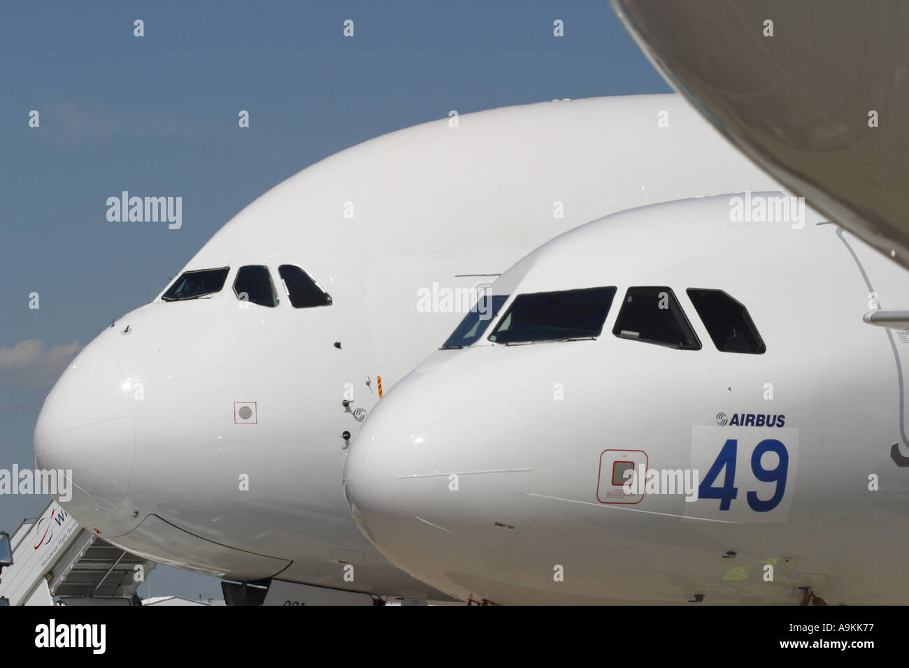 Airbus A380 new large modern double decker commercial passenger ...