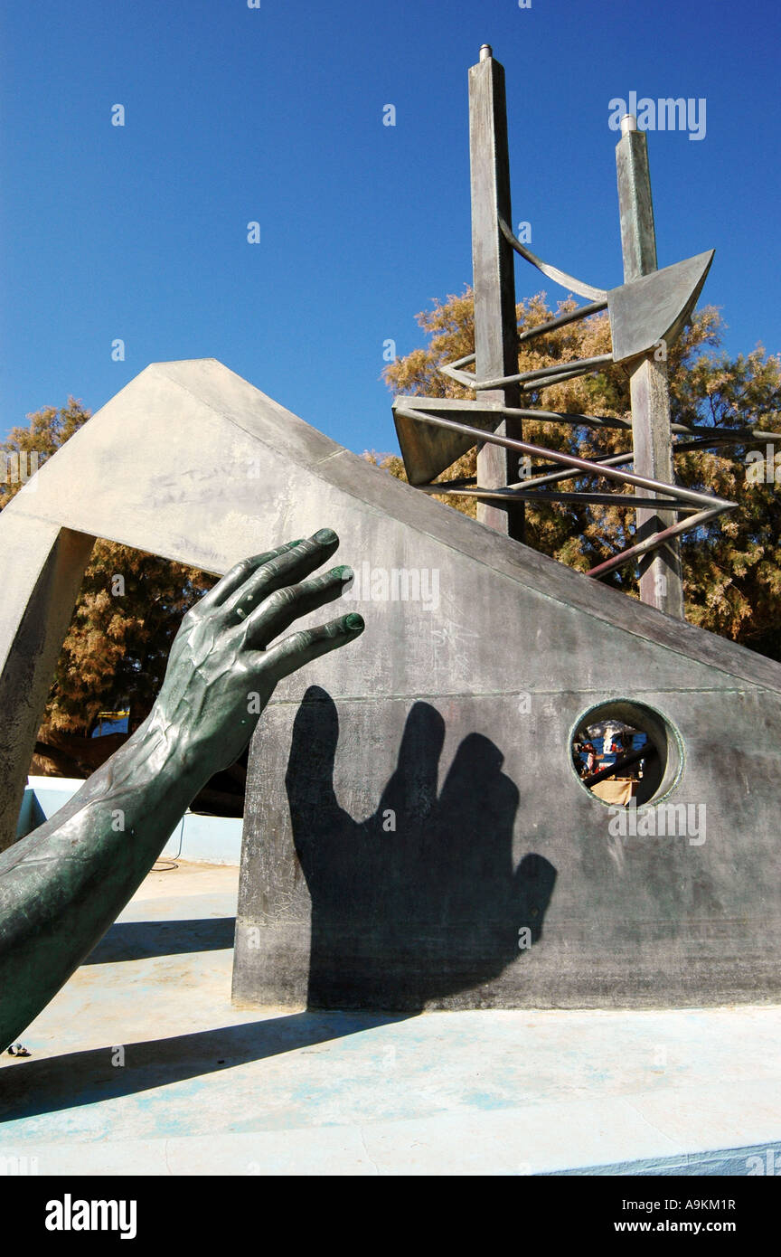 Maritime Statue Chania Crete Stock Photo - Alamy