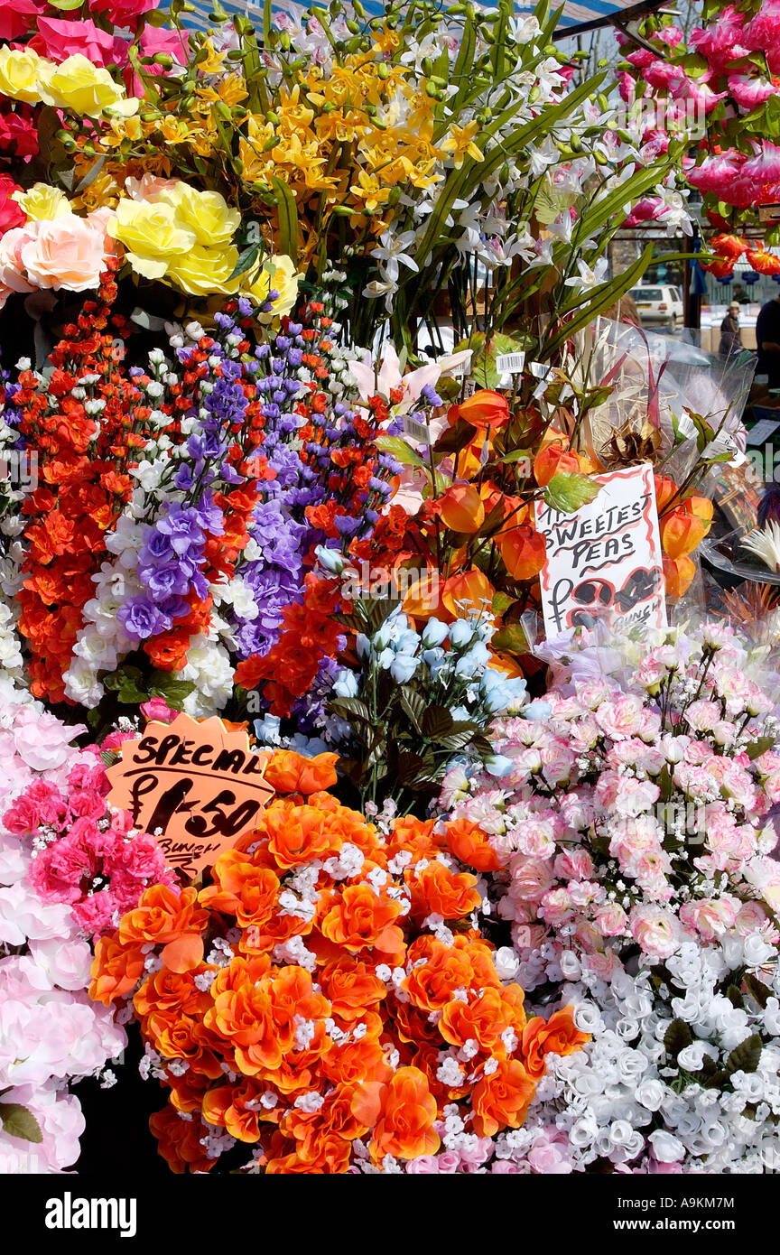 Market Flower Stall Stock Photo - Alamy