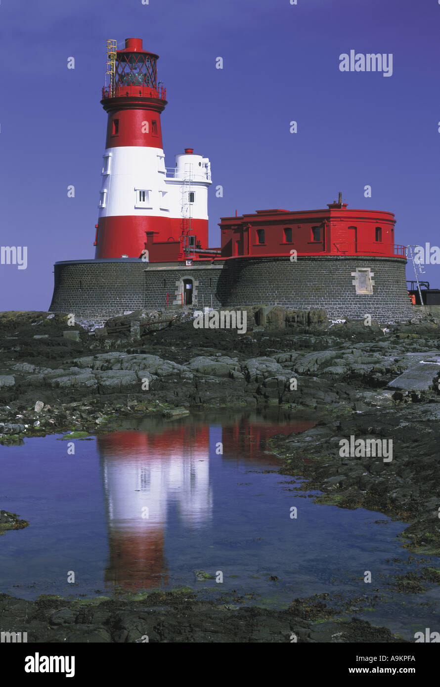 The Longstone Lighthouse, Farne Islands, Northumberland, United Kingdom ...