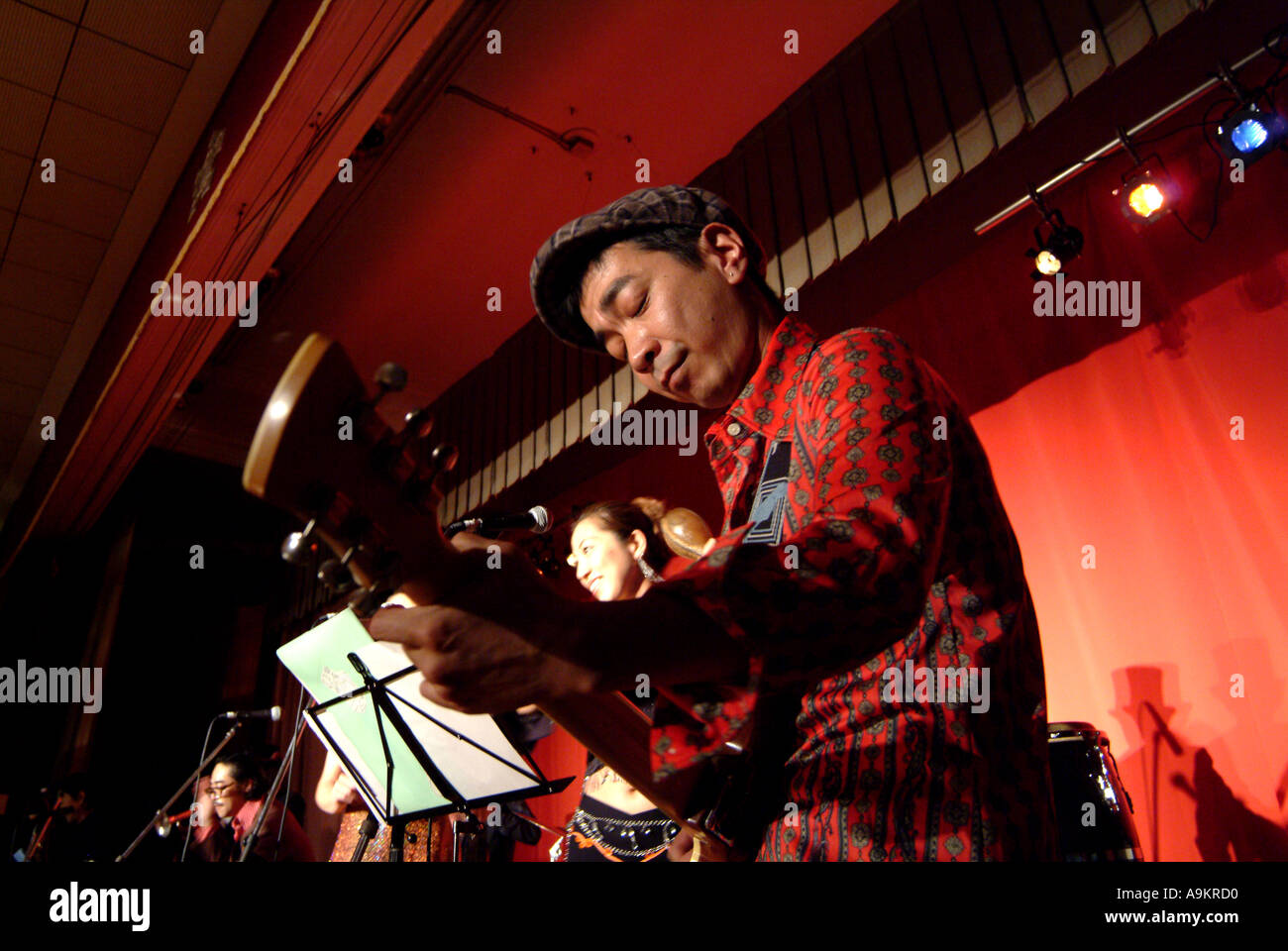 Del Bravo performing at Risei School Kyoto Japan October 2004 Stock ...